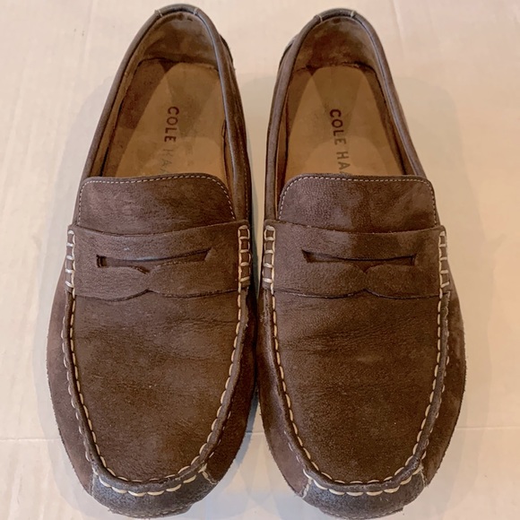 Cole Haan | Shoes | Cole Haan Brown Suede Slippers Slipper Shoes 85 ...